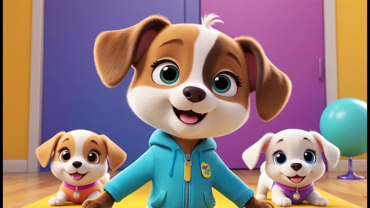 Dog Family Song – Count the Puppies | Fun Counting Song for Kids | Cute ...