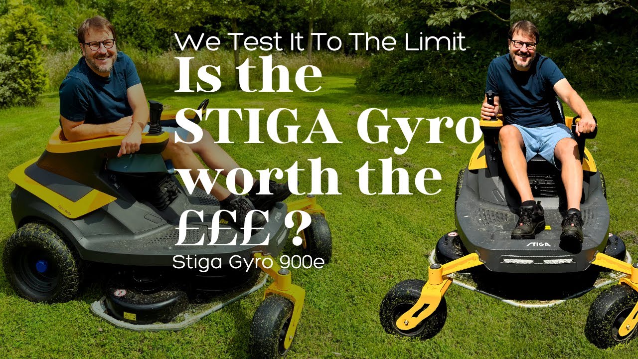 Forget the Steering Wheel! Stiga Gyro 900e Zero-Turn, Zero Emissions ...