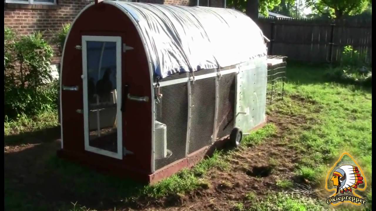Backyard Chickens "The Chicken Tractor" - YouTube