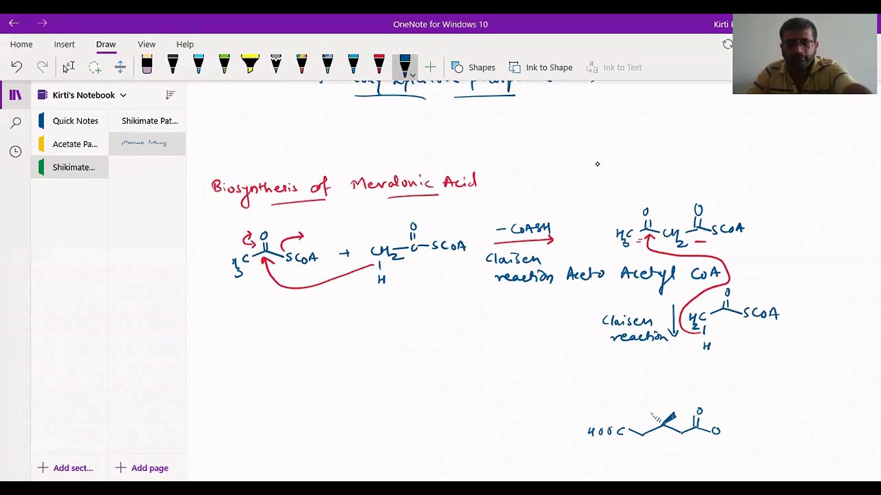 Biosynthesis Of Mevalonic Acid, IPP And DMAPP || Mevalonate Pathway ...