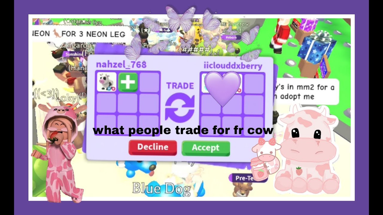 WHAT PEOPLE TRADE FOR FR COW? - YouTube