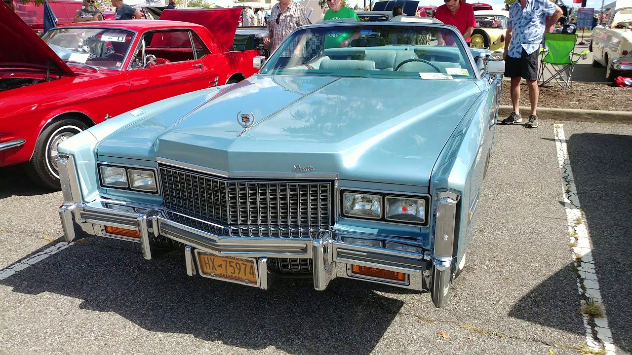 1976 INNSBRUCK BLUE POLY CADILLAC ELDORADO CONVERTIBLE 27K MILES - YouTube