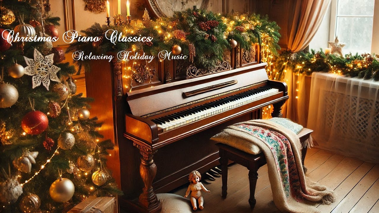 Christmas Piano Classics | Relaxing Holiday Music for Cozy Winter ...