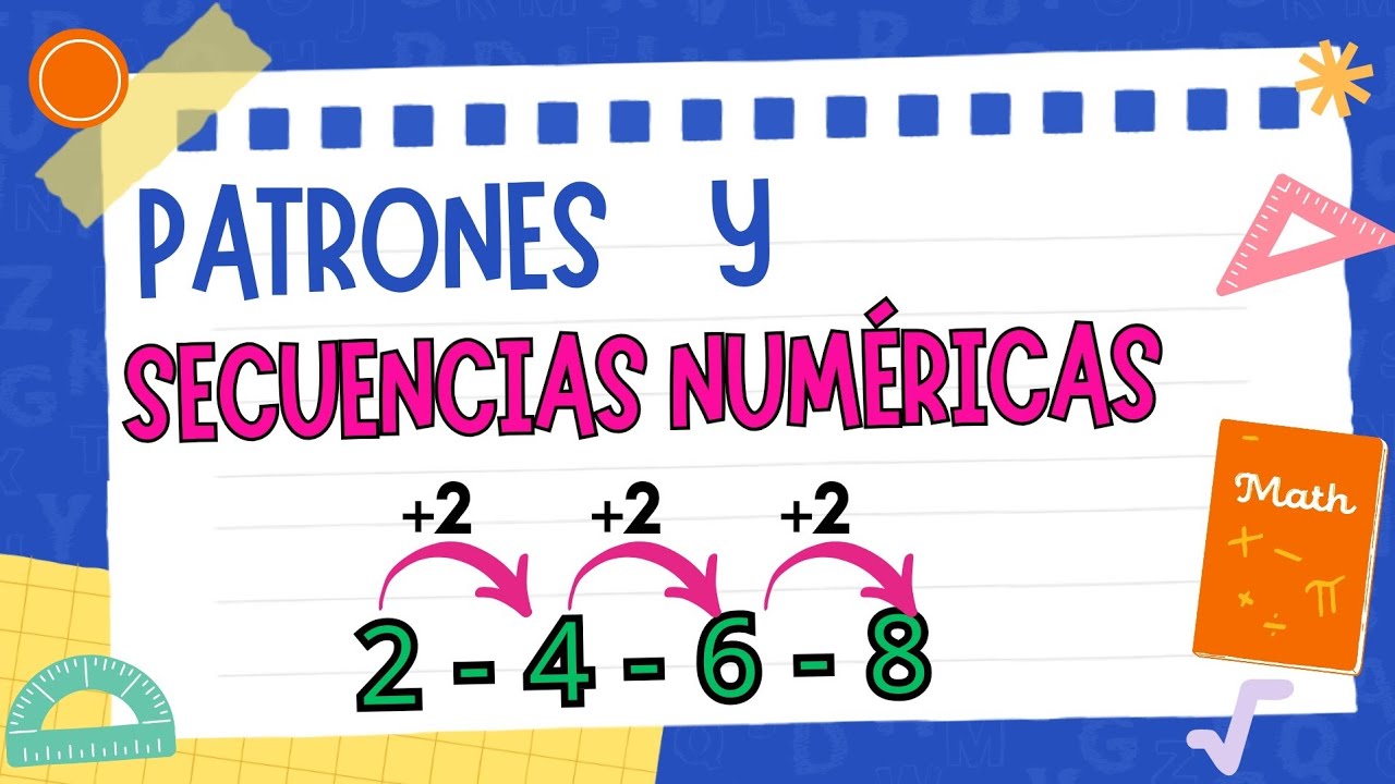 Patrones y secuencias numéricas [Video educativo para niñ@s] - YouTube