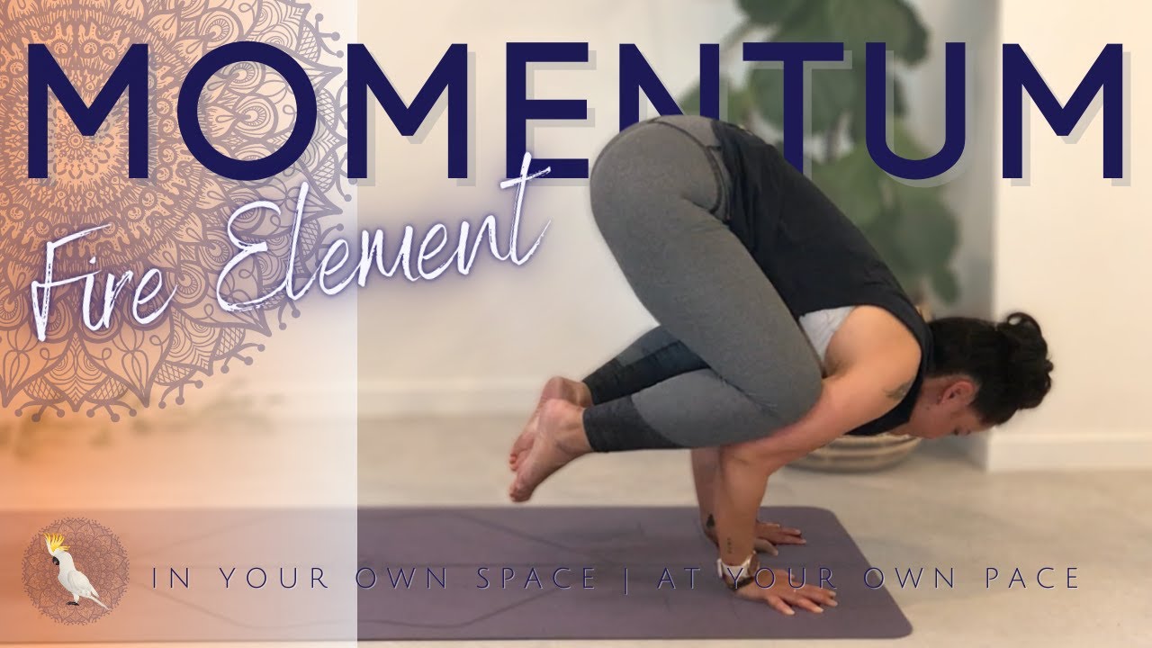 Momentum - A fire element yoga flow | 40min Intermediate Tantric Hatha ...