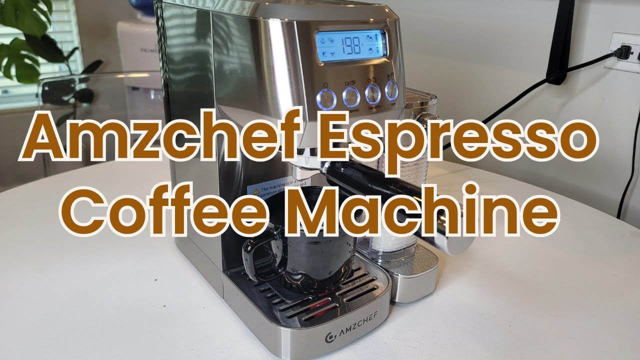 Amzchef Espresso Coffee Machine #coffee #espresso #cappuccino - YouTube