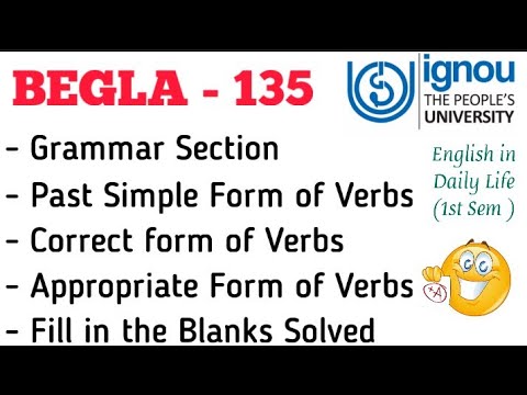 begla 135 english in daily life | begla 135 fill in the blanks | begla ...