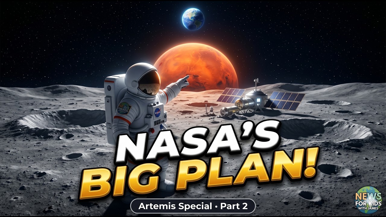 Space EP09 Artemis II NASA's Moon Plan Has 5 Steps |Explained for Kids ...