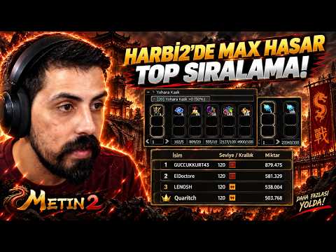 HARBİ2'DE 70 ADET YOHARA KASKI DENEDİM! | TOP SIRALAMAYA GİRDİM! #harbi2 #metin2pvp #metin2