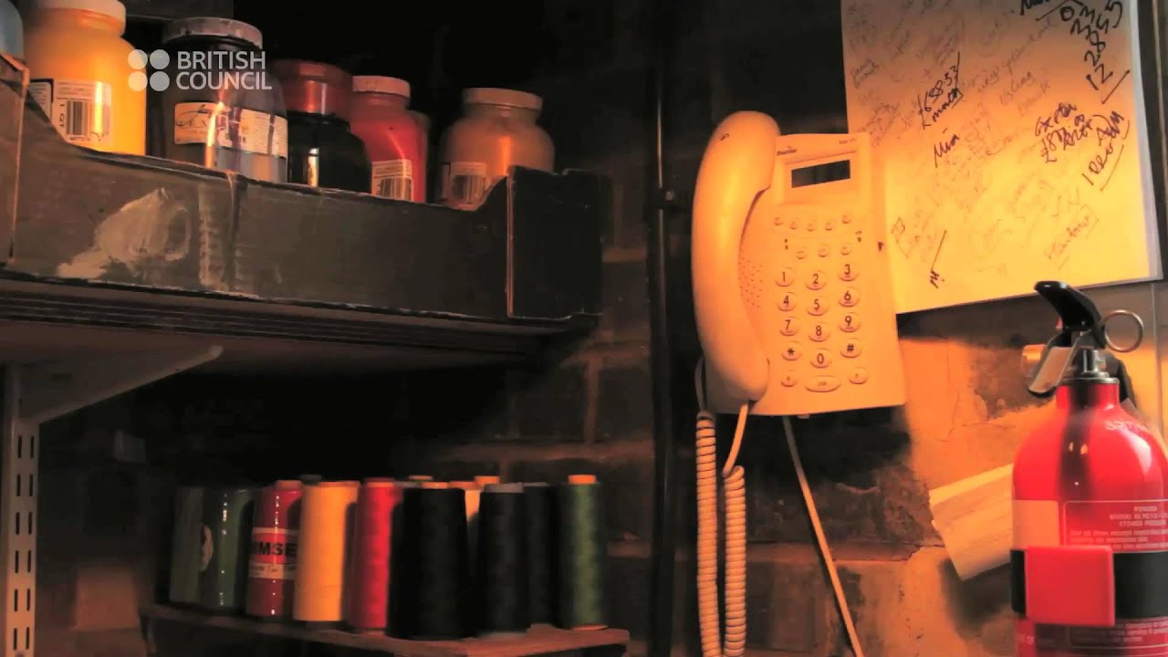 Ed Hall on the British Council Collection Banners - YouTube