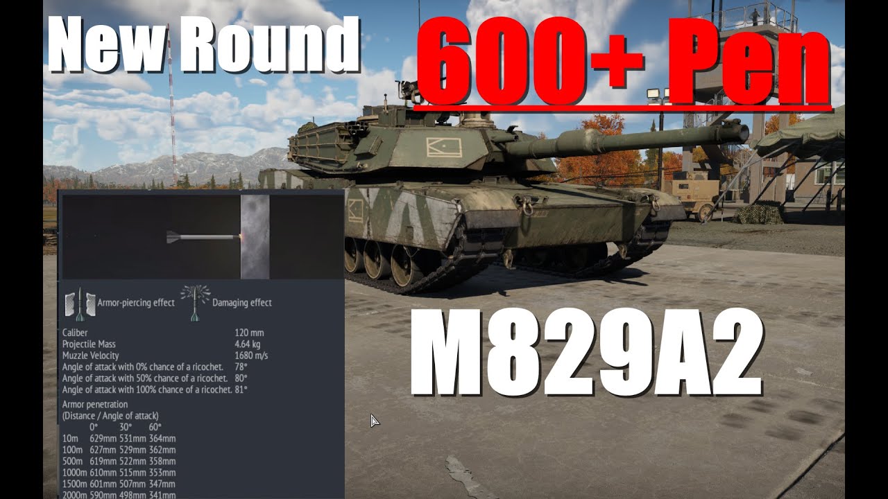 M829A2 Is *Great* & US Top Tier OP | WarThunder Gameplay - YouTube