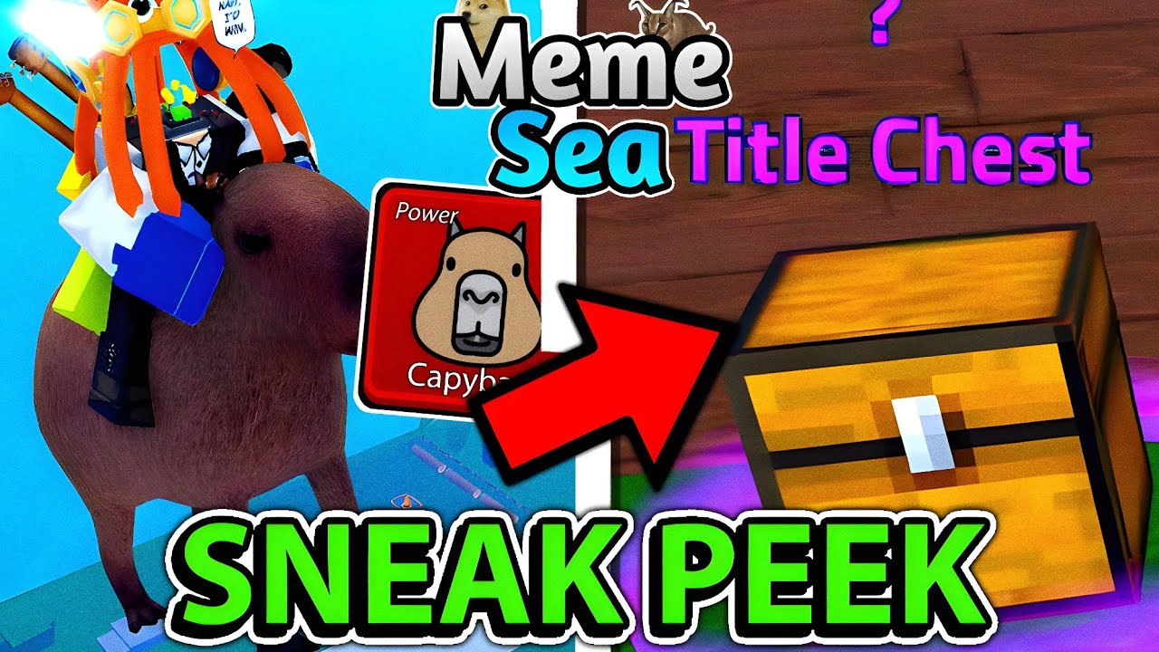 SAIU AS SNEAK PEEK OFICIAIS DO UPDATE 5 NO MEME SEA! - YouTube