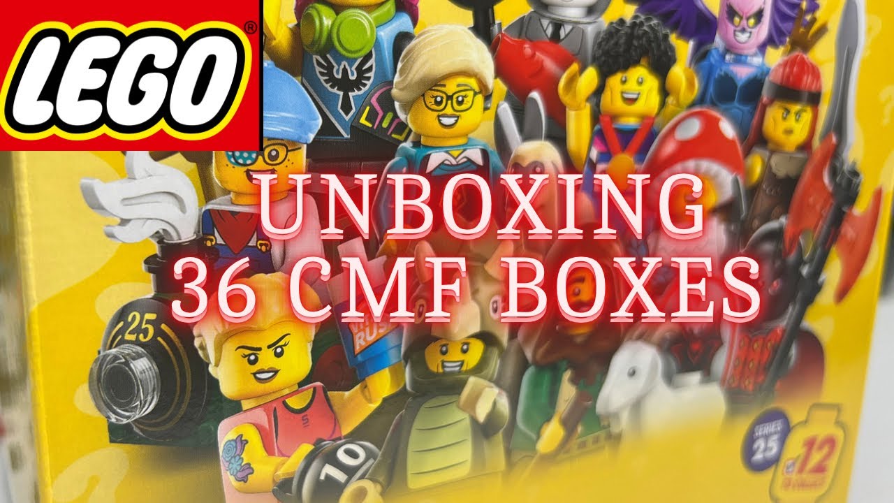 Opening 36 Series 25 LEGO CMF Boxes - YouTube
