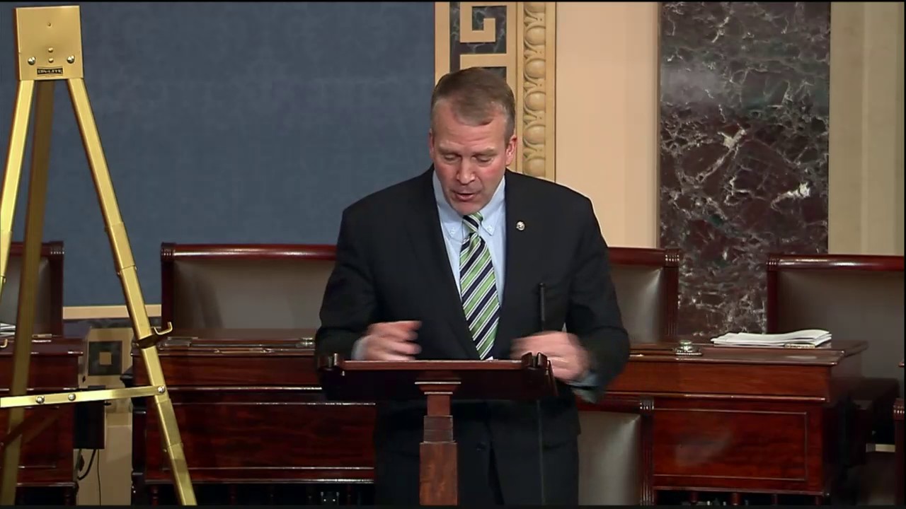 Sen. Dan Sullivan (R-AK) speaks on the Senate floor - January 24, 2016 ...