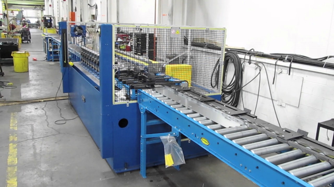 Curtain Damper Frame Roll Former Wing Bender System - YouTube