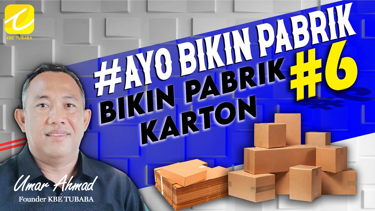 #AyoBikinPabrik - Bikin Mini Pabrik Karton Box #6 - YouTube