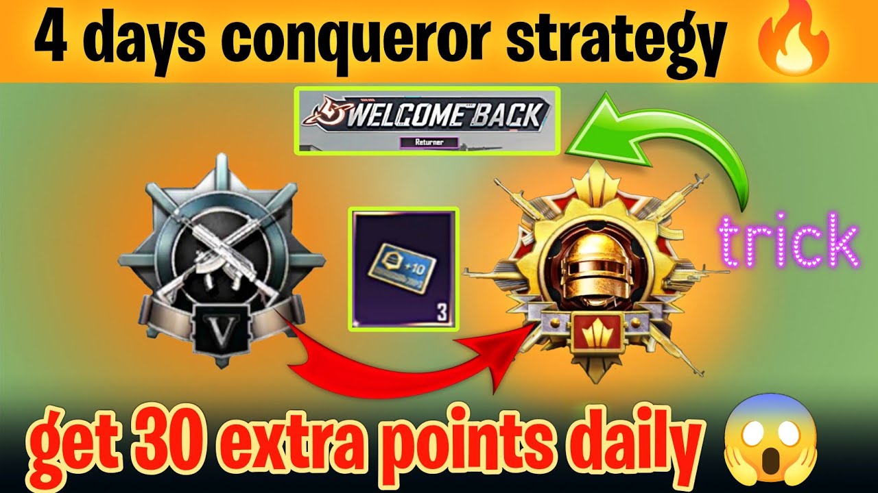 SECRET STRATEGY FOR CONQUEROR RANK PUSH SOLO CONQUEROR RANK PUSH TIPS ...
