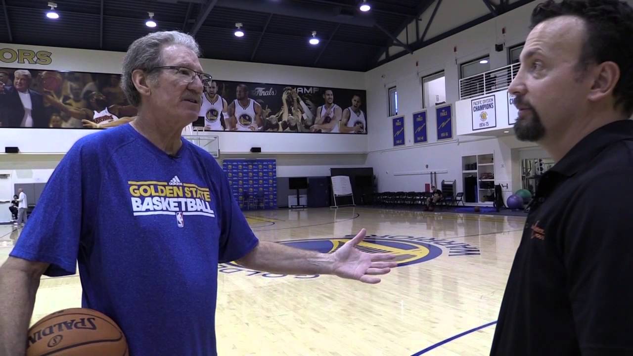 Warriors TV Analyst Jim Barnett Shows His Wicked Crossover - YouTube