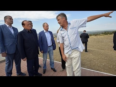 Berlusconi ile Putin Kırım'da buluştu