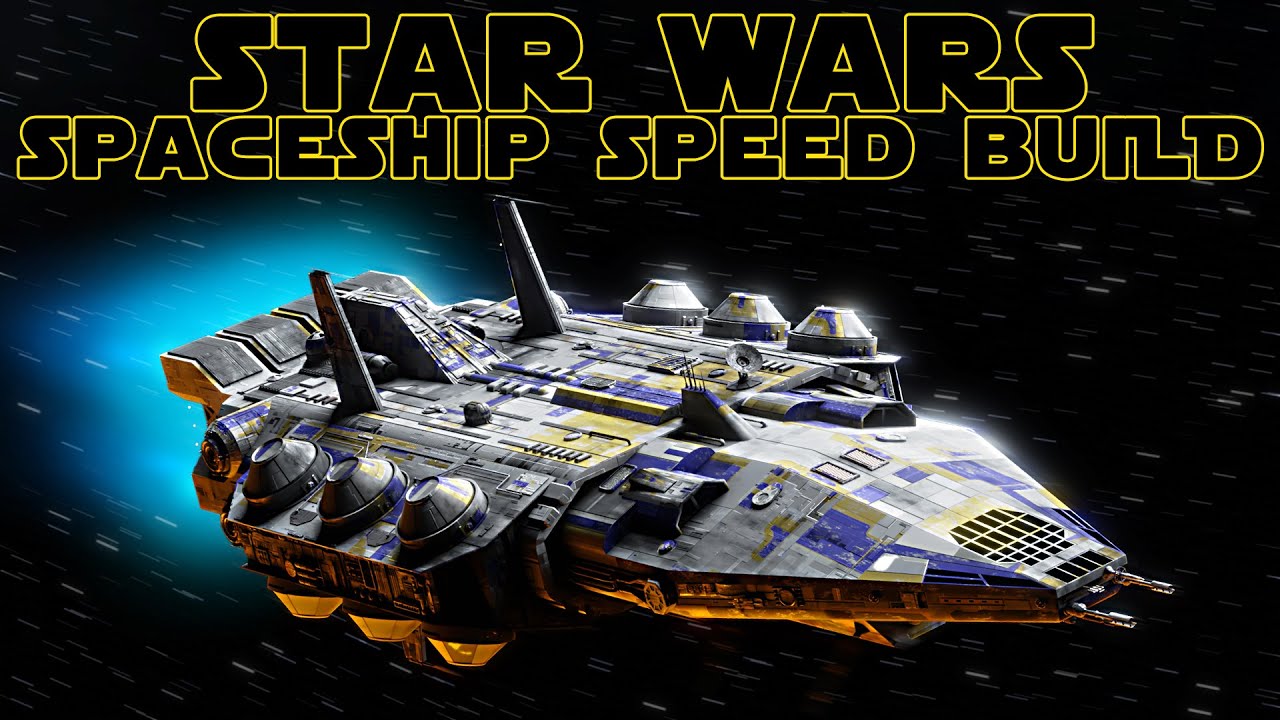 Star Wars Day ship speedbuild kitbash - YouTube