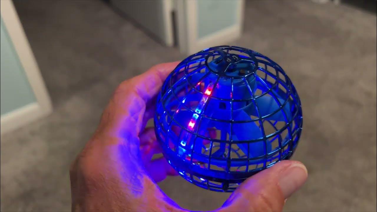 How to start and stop the flying Magic Hover Ball wonder sphere boomerang ball - YouTube