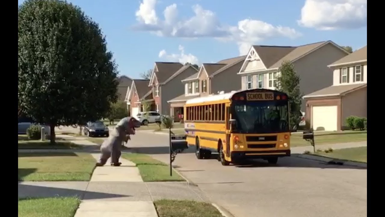 Kids get a huge surprise when dad meets them at the school bus as a T ...