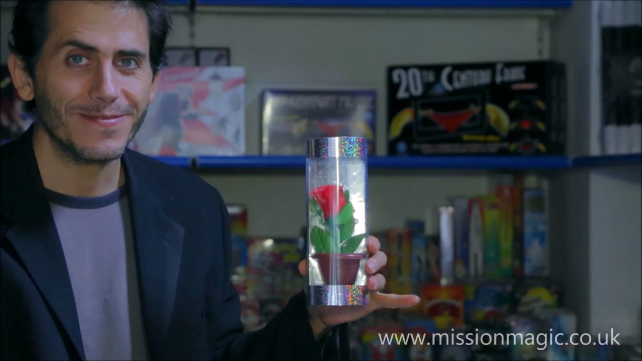 Appearing Rose in Crystal Tube Magic Trick Illusion DiFatta - YouTube
