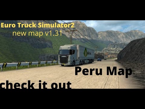 New Map Mod in Ets2 V1.31 | Puna Peru Map | Link in description #shorts ...