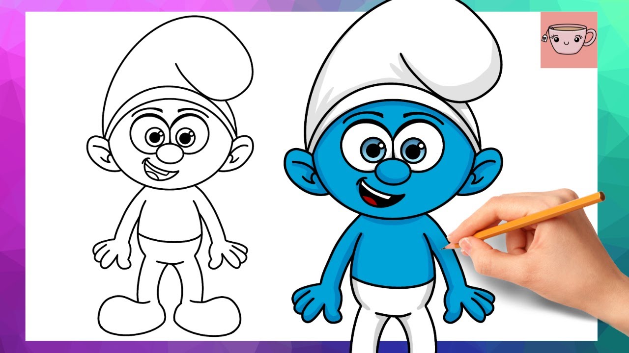 How To Draw a Smurf | Smurfs | Easy Drawing Tutorial - YouTube