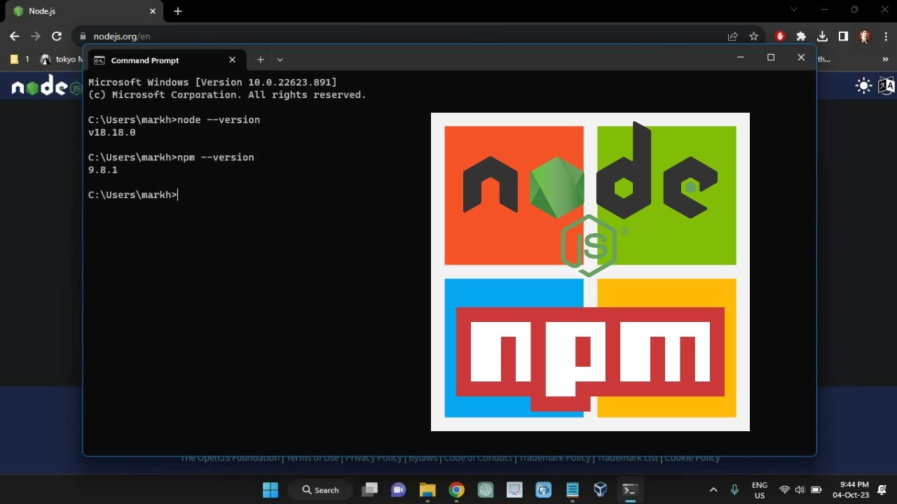 How to Install Node.js and npm on Windows - YouTube