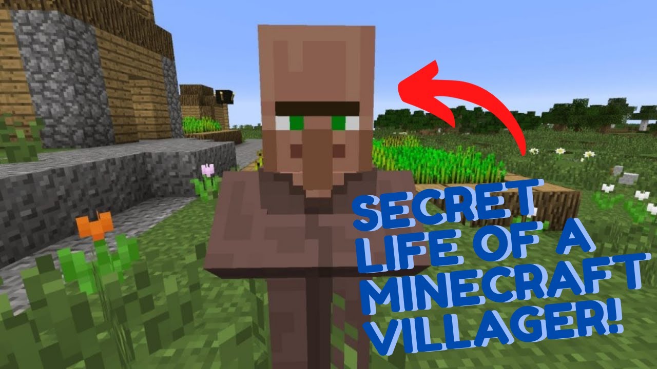 THE SECRET LIFE OF MINECRAFT VILLAGERS! - YouTube