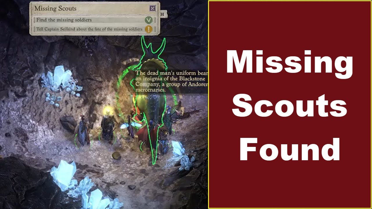 Where to Find Missing Scouts for Captain Seilkind in Wrath of the ...