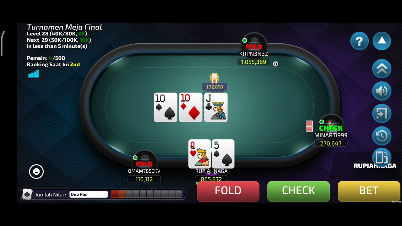 TURNAMEN IDN POKER 10M !!! - YouTube