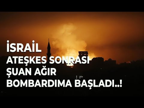 Bombardiman başladı