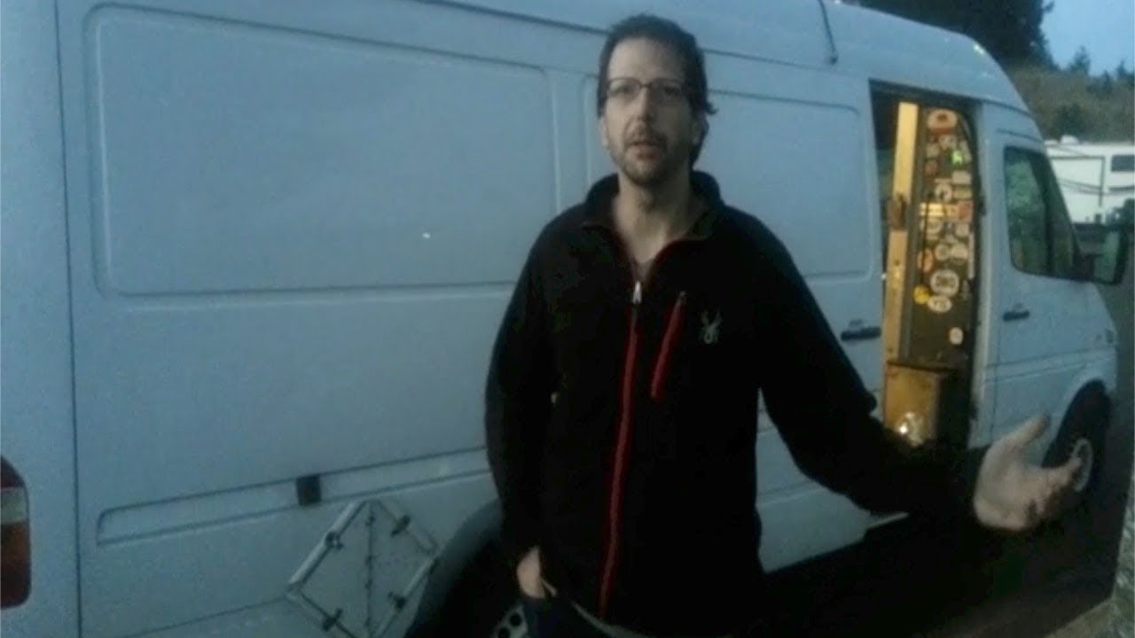 Living in a STEALTH Sprinter Cargo Van Full-time! - YouTube