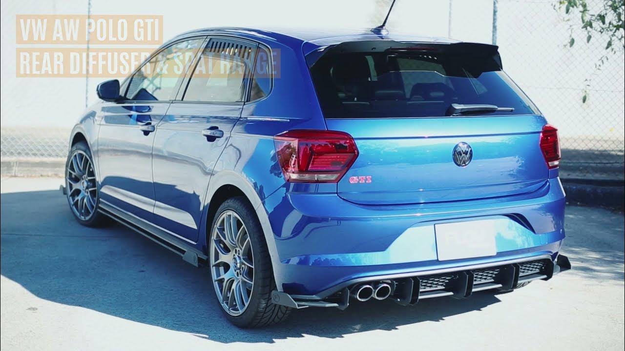VW AW Polo GTI Rear Diffuser & Spats Range - YouTube