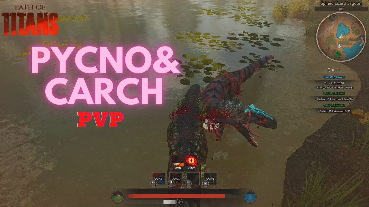 Path of Titans | Pycno & Carchar | PvP - YouTube