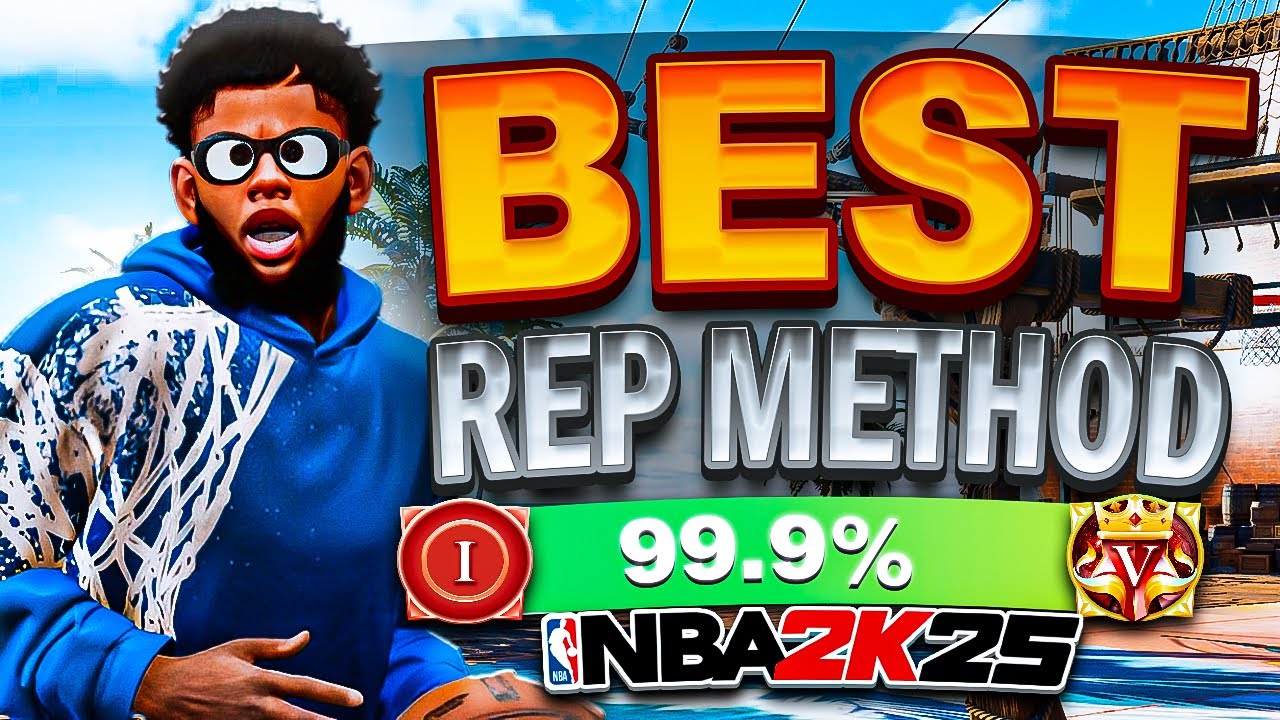 EARN REP 10X FASTER w/ THE BEST REP METHOD IN NBA 2K25! UNLOCK CAP ...