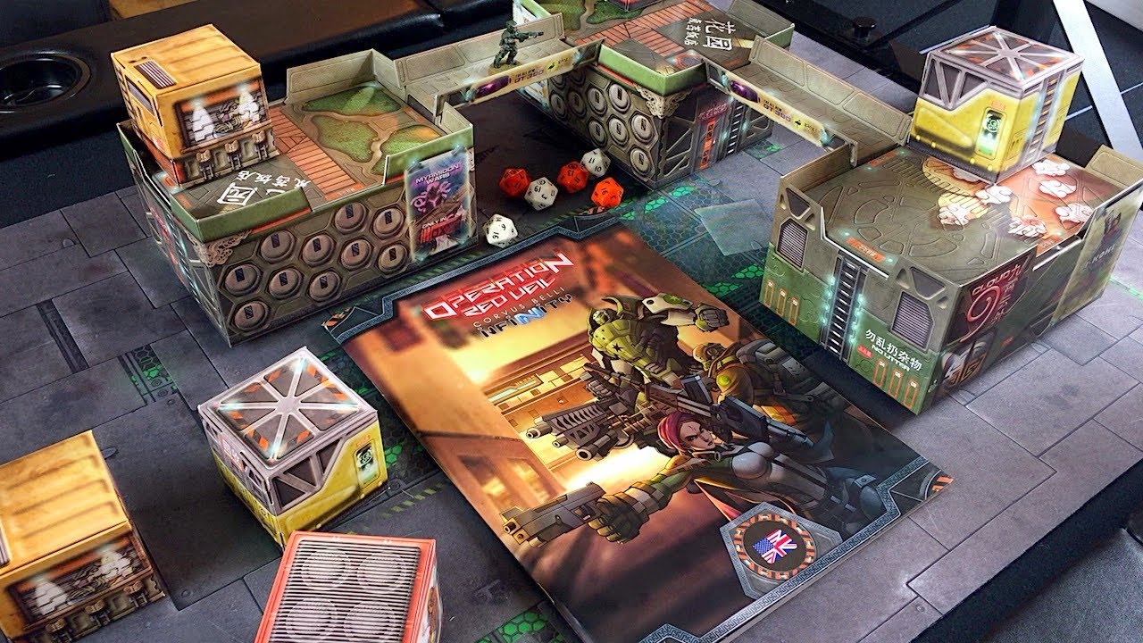 INFINITY Miniatures and Terrain, Operation Red Veil Box Set - YouTube