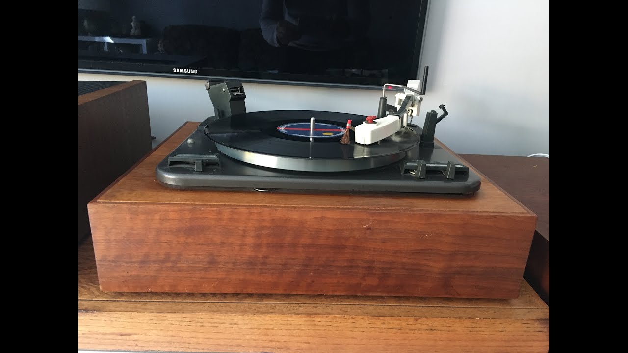 Garrard Type A II vintage turntable from the early 1960's - YouTube
