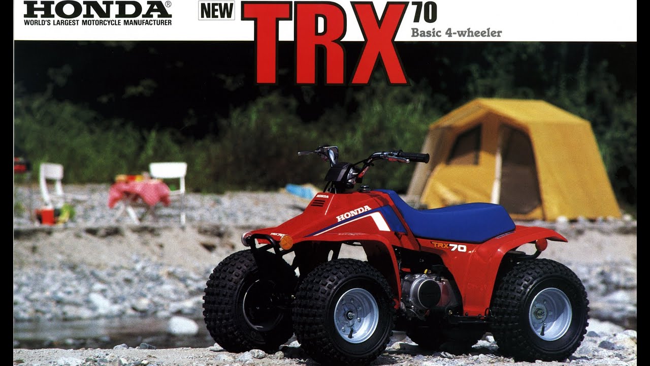 HONDA TRX SERIES TRX70 TRX125 TRX200SX TRX250 TRX350 4x4 Pamphlet - YouTube