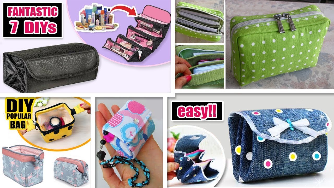 7 THE BEST DIY POUCH & BAGS YOU CAN EASY MAKE From Refuse Trash No ...