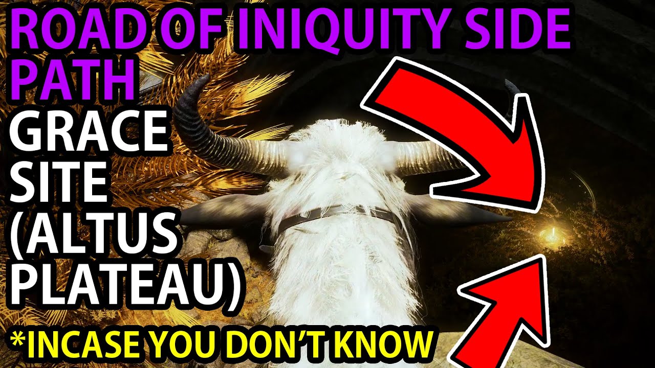 ELDEN RING - ROAD OF INIQUITY SIDE PATH GRACE SITE EXACT LOCATION IN ...