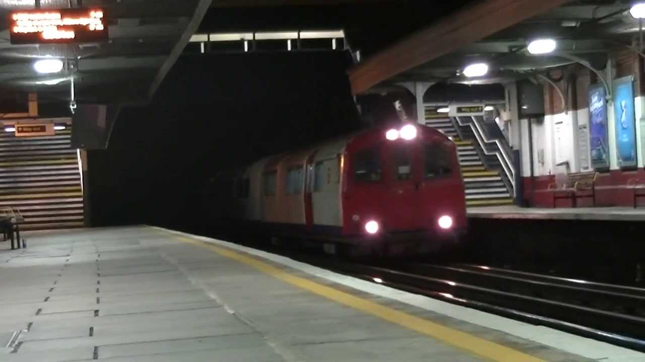 London Underground 1960 Stock Track Recording Train passing Harlesden ...