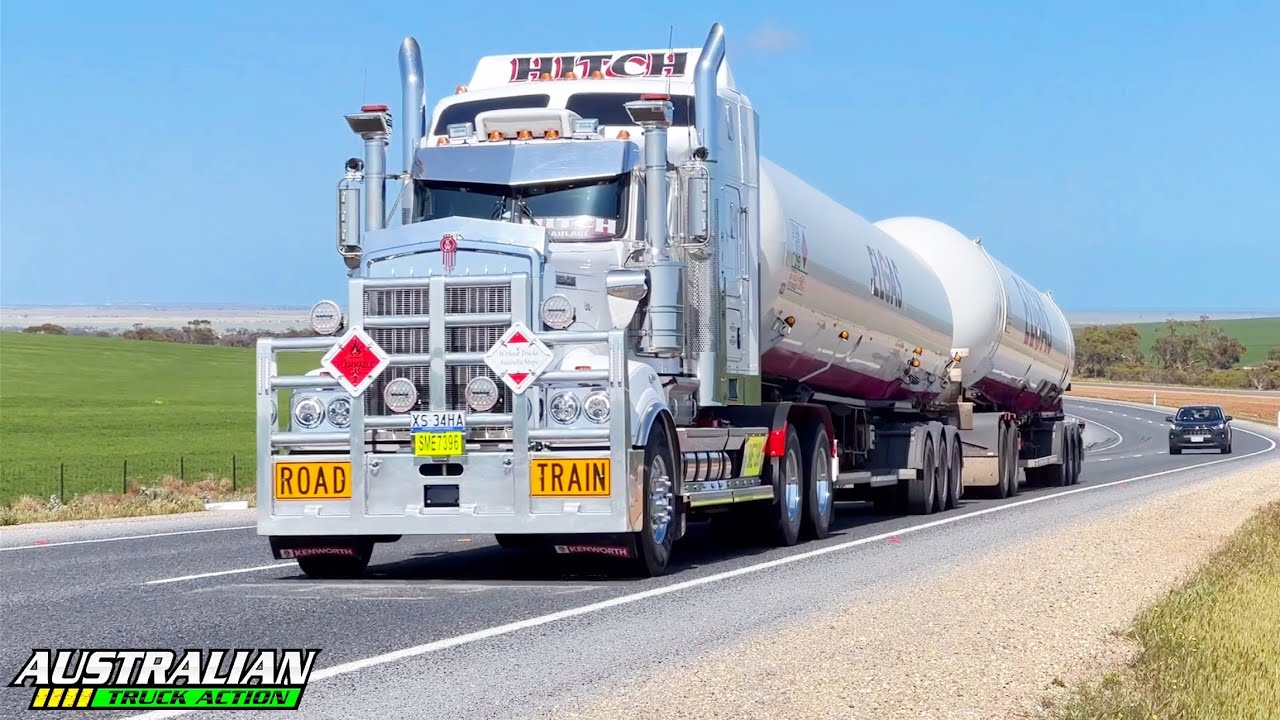 Australian Kenworth Road Train Compilation #3 - YouTube