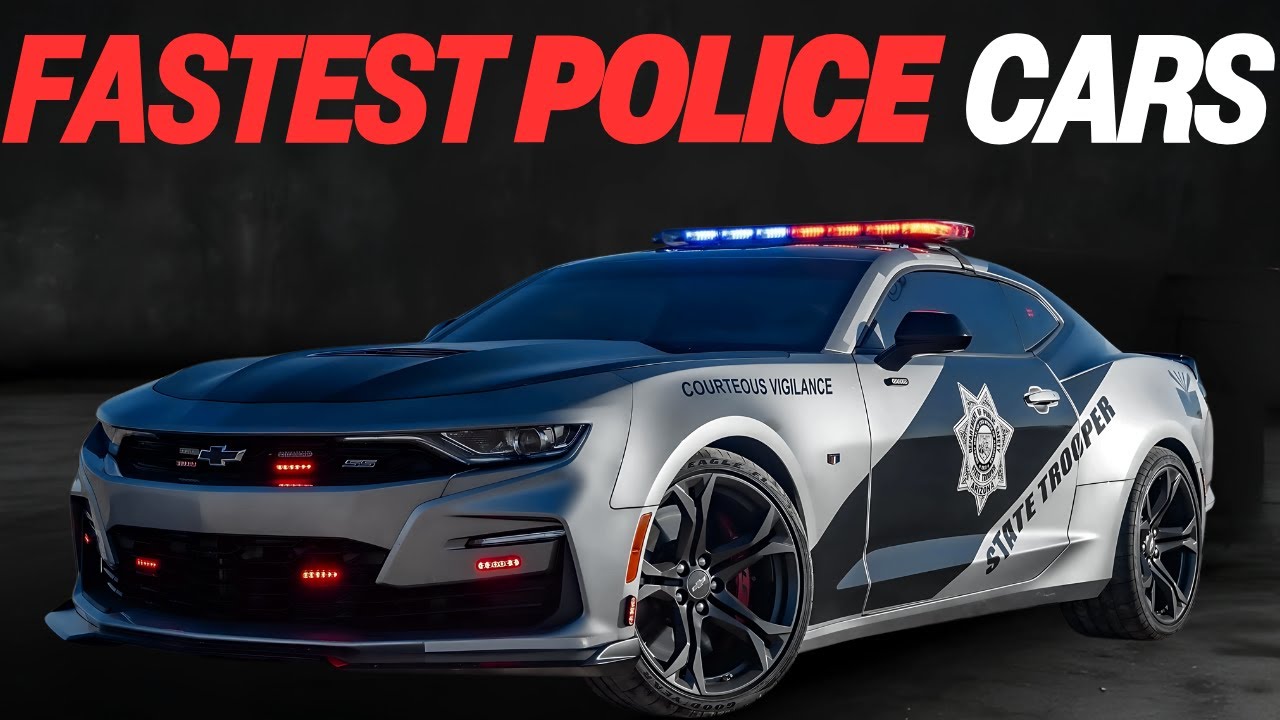 10 Insanely Fast Police Cars Used Across America - YouTube