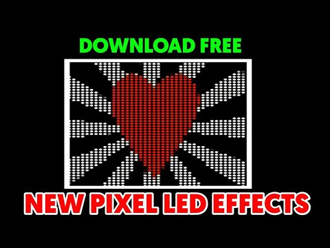 HEART PIXEL LED EFFECT DOWNLOAD FREE | PIXEL LED LIGHT DESIGN | LED ...
