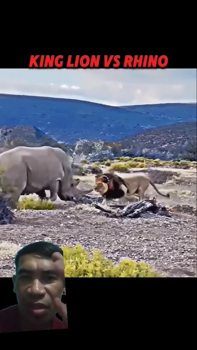 Fierce Duel! Lion vs Rhino – Who is Stronger? #lionfight #animals #lionsfight - YouTube