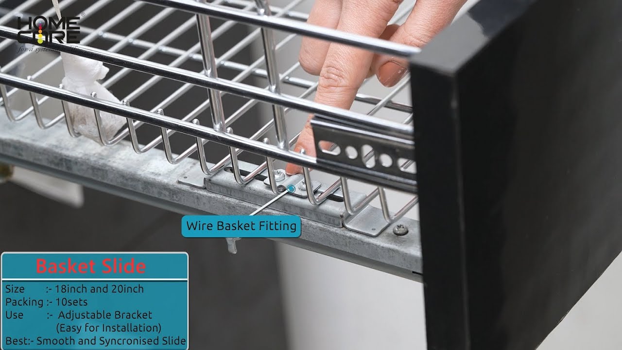 Wire Basket slide Home Care, Special Slide for Basket - YouTube