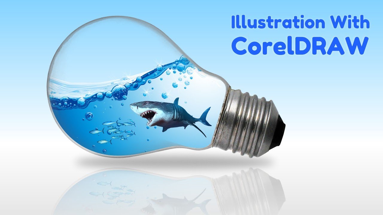 Coreldraw X5 Illustration Tutorial Simple Design - YouTube